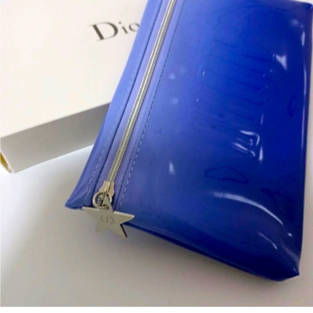 Christian Dior Bag Novelty Gradient Blue Pouch - Gem